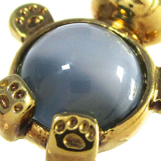 レディースペンダント クマモチーフ（色石） 750YG W17*H30.3mm(バチカン穴4*5.5mm) - TAK2300940 質屋 ...