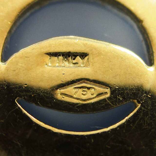 レディースペンダント クマモチーフ（色石） 750YG W17*H30.3mm(バチカン穴4*5.5mm) - TAK2300940 質屋 ...